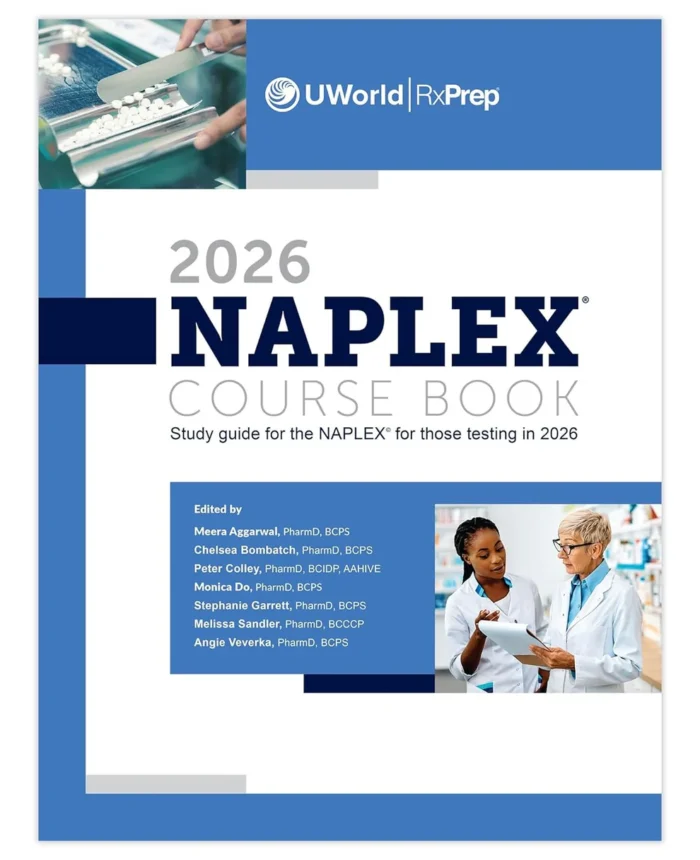 UWorld RxPrep's 2026 NAPLEX Course Book 2026 – Original - The Medical Books